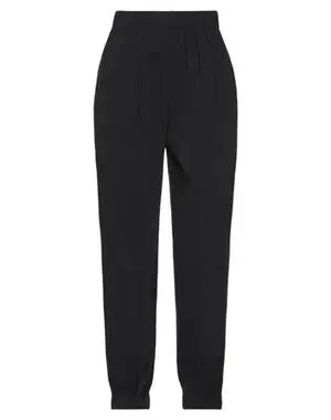 SOLOTRE Tapered Pants With Elasticized Waist - Black