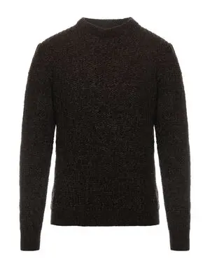 GAZZARRINI Knitted Crewneck Sweater - Brown