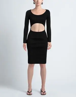 VICOLO Midi Bodycon Dress - Black