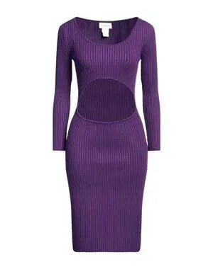 VICOLO Midi Bodycon Dress - Purple