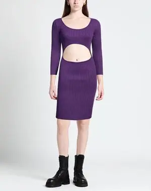 VICOLO Midi Bodycon Dress - Purple