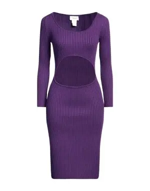 VICOLO Midi Bodycon Dress - Purple