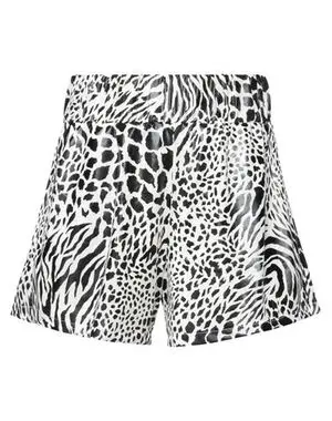 LE VOLIÈRE Animal Print Shorts
