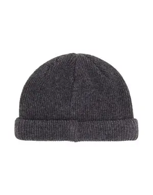 8 BY YOOX Recycled Wool Knit Docker Beanie - Grey