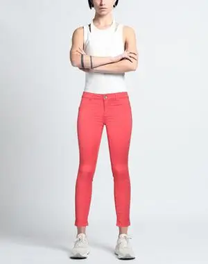 Relish Solid Pant - Red