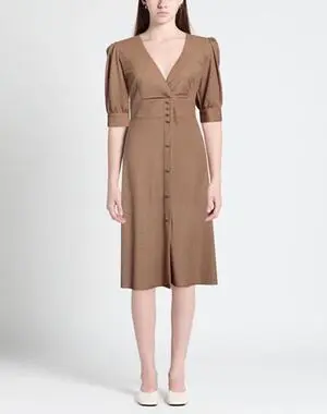 ELEONORA STASI Midi Dress - Sand