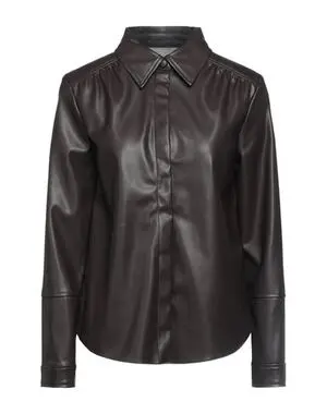 Ba&sh Coated Button Down Shirt