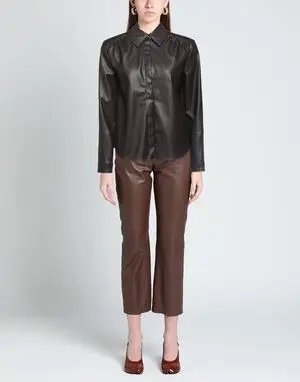 Ba&sh Coated Button Down Shirt