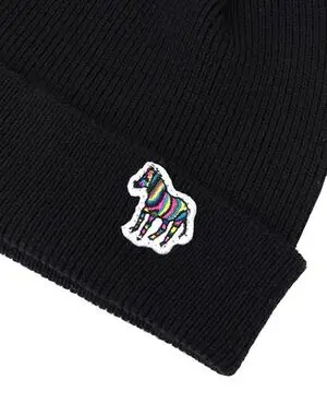 Paul Smith Zebra Beanie - Black