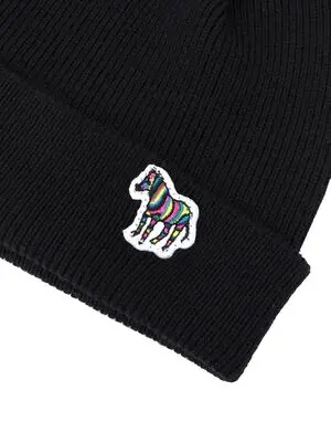 Paul Smith Zebra Beanie - Black