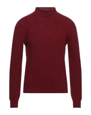 BLOCK23 Turtleneck Sweater - Red
