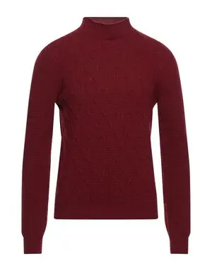 BLOCK23 Turtleneck Sweater - Red