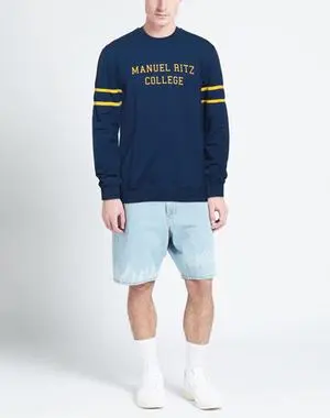 MANUEL RITZ Fleece Sweatshirt With Logo