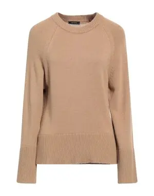 BELLWOOD Knitted Crewneck Sweater - Beige