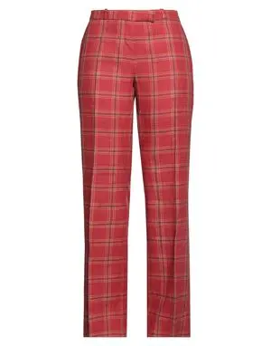 Etro Tartan Pattern Bootcut Pants - Red