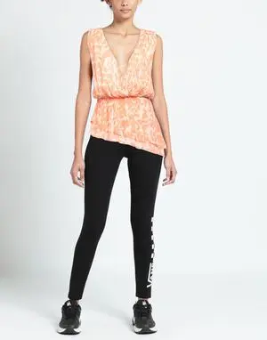 SOLOTRE Leopard-print Crepe Top