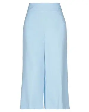 TWENTY EASY BY KAOS Wide-leg Cropped Trousers - Blue