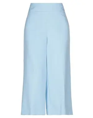TWENTY EASY BY KAOS Wide-leg Cropped Trousers - Blue