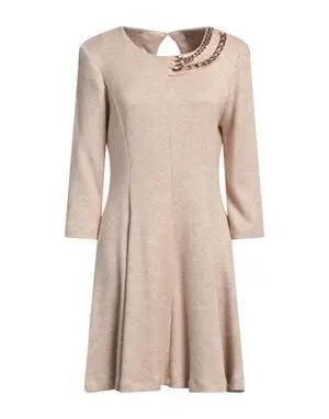 RINASCIMENTO Mini Dress - Beige