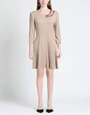 RINASCIMENTO Mini Dress - Beige