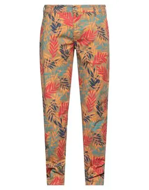 JACOB COHЁN Floral Design Tapered Chinos - Orange