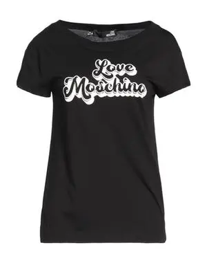 Moschino Logo-print T-shirt - Black