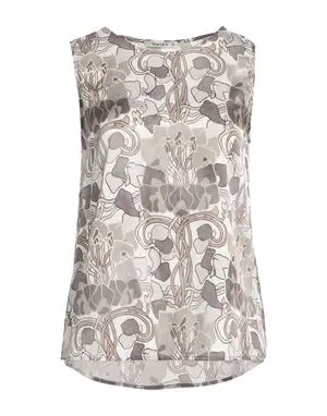 KANGRA Floral Print Top - Grey