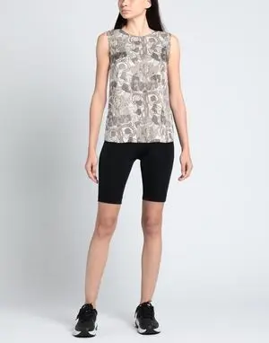 KANGRA Floral Print Top - Grey