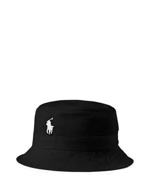 Polo Ralph Lauren Cotton Chino Bucket Hat Black