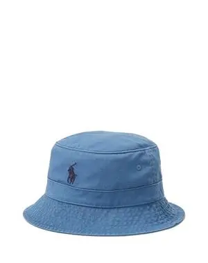 Polo Ralph Lauren Cotton Chino Bucket Hat Pastel Blue