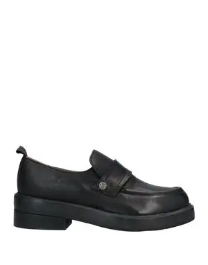 OXS Leather Loafers - Black