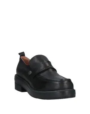 OXS Leather Loafers - Black
