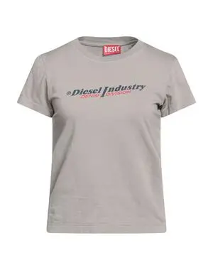 DIESEL® Printed Cotton T-shirt - Grey