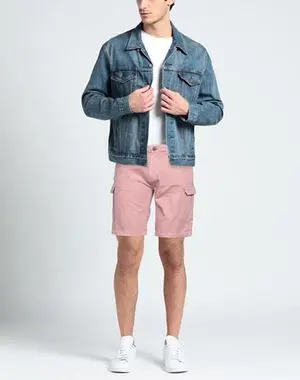YES ZEE BY ESSENZA Cotton-linen Cargo Shorts - Pink