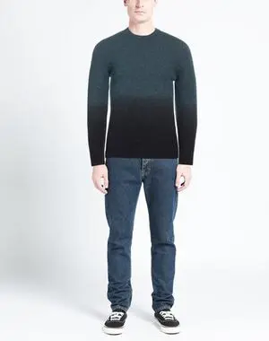 Alpha Studio Knitted Multicolor Pattern Sweater