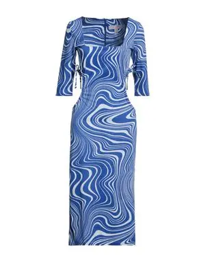 LIQUORISH Midi Pencil Dress - Blue
