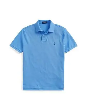 Polo Ralph Lauren Man Polo Shirt Green Size Xl Cotton Pastel Blue