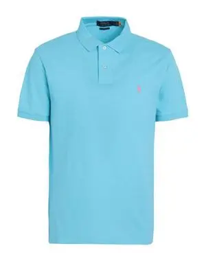Polo Ralph Lauren Man Polo Shirt Green Size Xl Cotton Turquoise