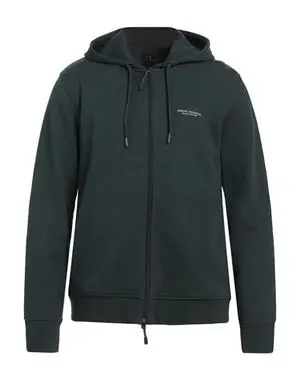 Armani Exchange French Terry Zip-up Hoodie - Green