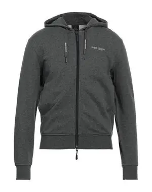 Armani Exchange ARMANI EXCHANGE French Terry Zip-Up Hoodie Grey