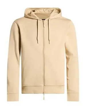Armani Exchange ARMANI EXCHANGE Cotton French Terry Zip Hoodie Sand