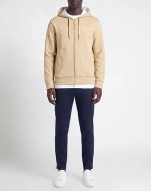 Armani Exchange Cotton French Terry Zip Hoodie - Sand