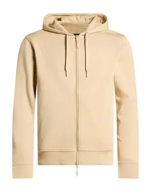 Armani Exchange Cotton French Terry Zip Hoodie - Sand