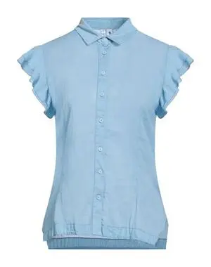 European Culture Shirt Size Cotton - Blue