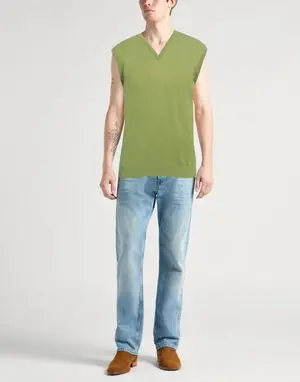 DANIELE FIESOLI Cotton Lightweight Knit Sweater - Green