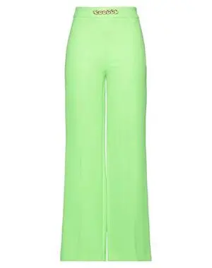 VICOLO Wide Leg Pants With Appliqués - Green
