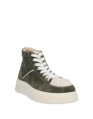TOSCA BLU High-top Leather Sneakers - Green