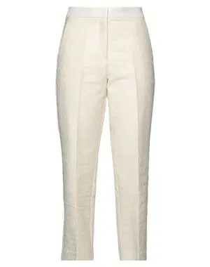 19.70 NINETEEN SEVENTY Tapered Jacquard Pants - White