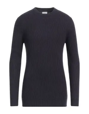 SEINSE Knitted Medium Weight Sweater - Navy Blue