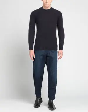 SEINSE Knitted Medium Weight Sweater - Navy Blue